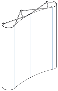 WELCOME s.r.o. : PopUp stěna oblá